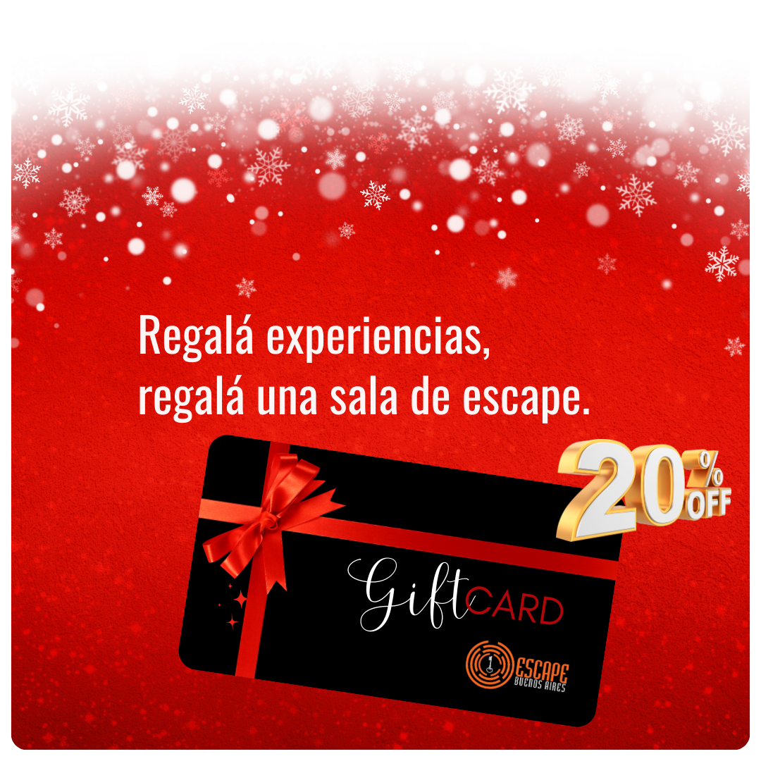 Promo de Navidad: Gift Cards - Escape Buenos Aires